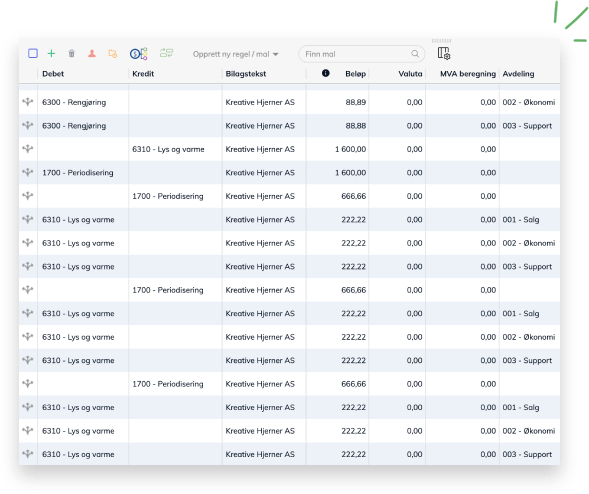 Invoice reception